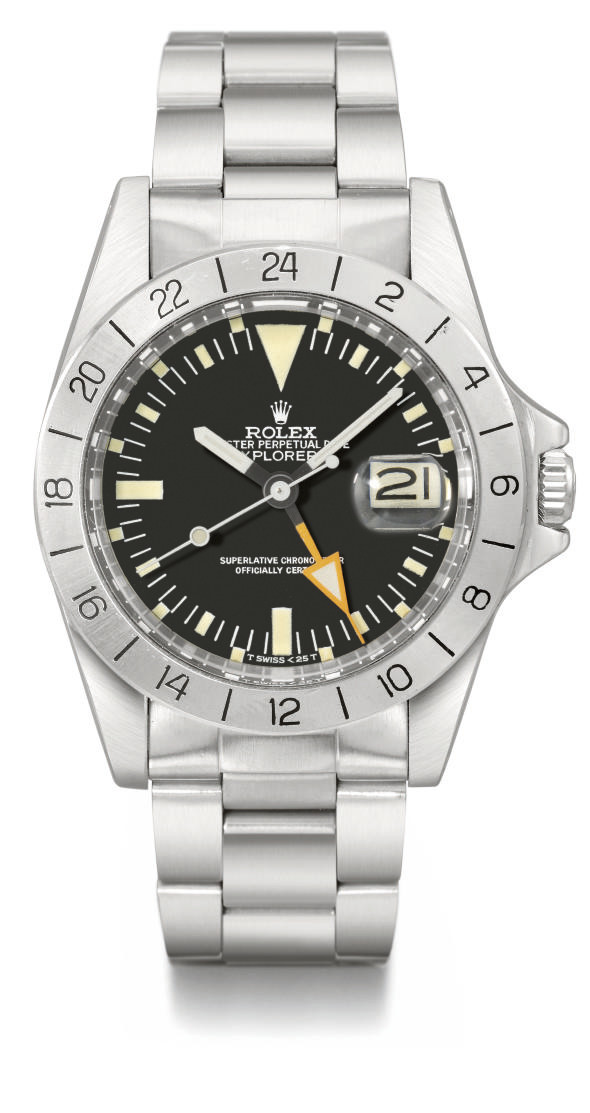 Rolex. A stainless steel automatic wristwatch with sweep centre seconds ...