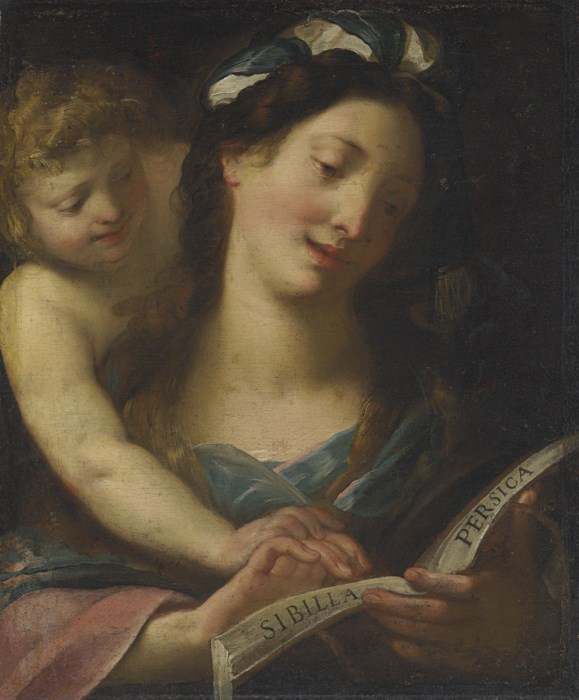 Giulio Cesare Procaccini (Bologna 1574-1625 Milan) , The Persian Sibyl ...