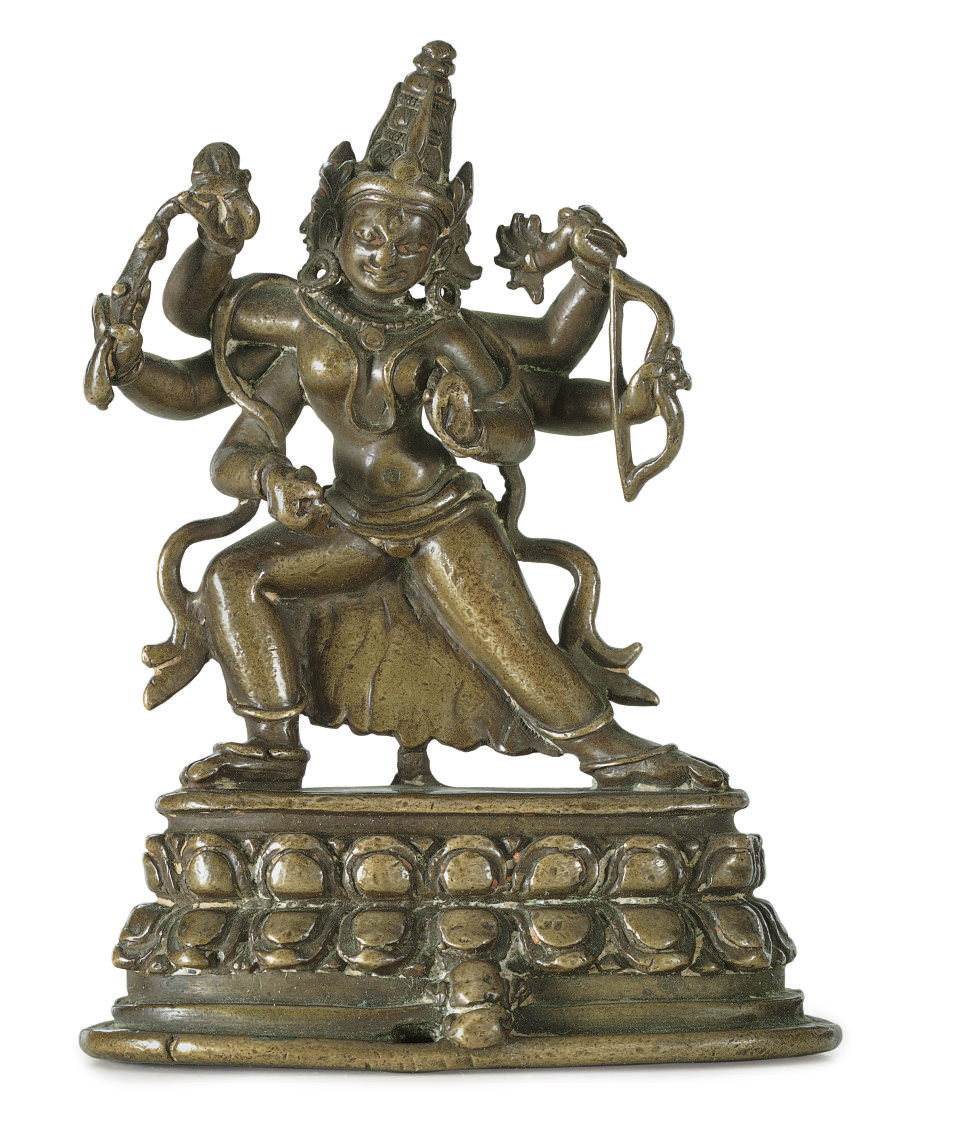 A bronze figure of Marici , NORTHEASTERN INDIA, PALA PERIOD, 12TH/13TH ...