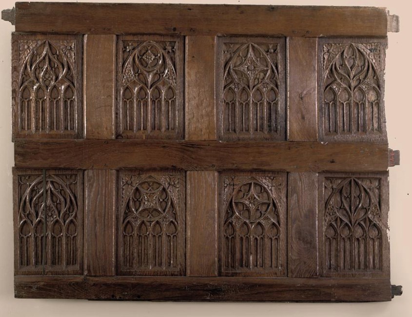 A SET OF EIGHT CARVED OAK TRACERY PANELS , PROBABLY FLEMISH, 16TH CENTURY | Christie's