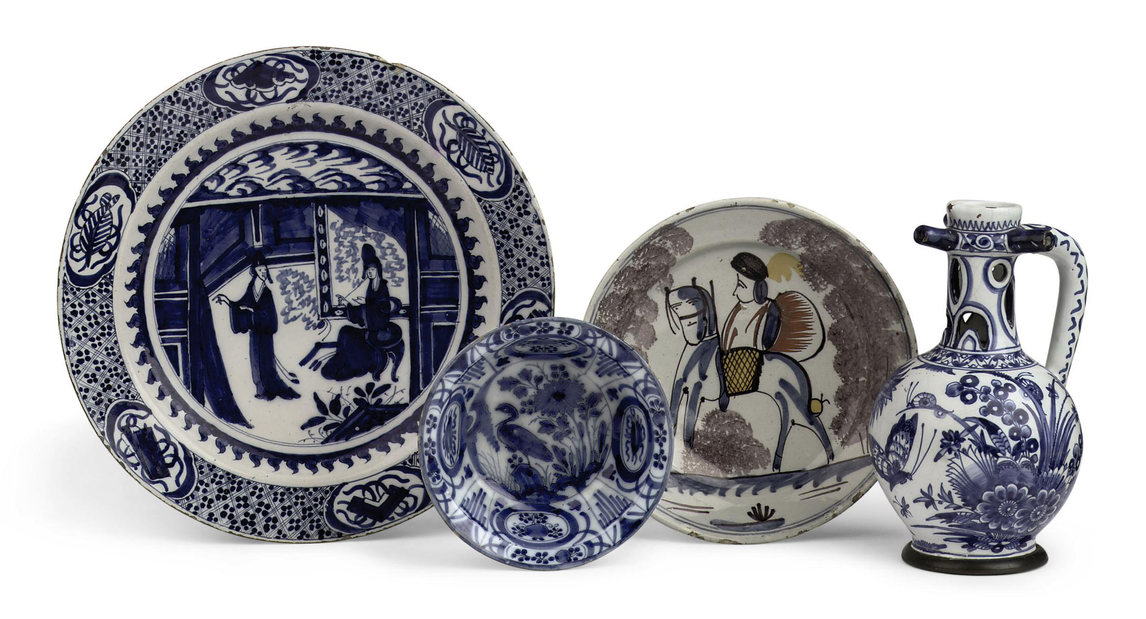 A collection of mainly Dutch Delft ceramics