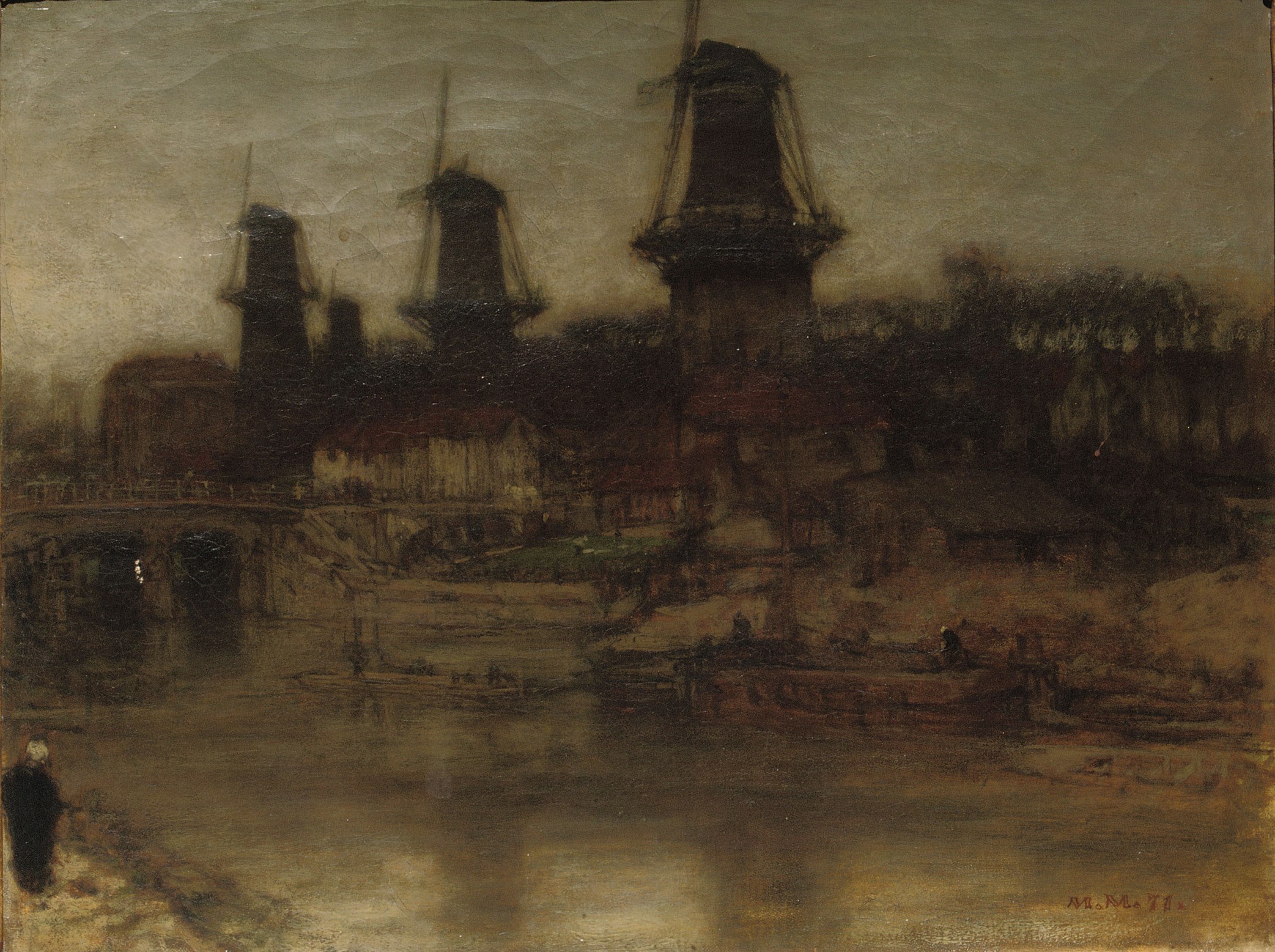 Matthijs Maris (1839-1917) , The four mills | Christie's