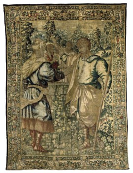 A FLEMISH BIBLICAL TAPESTRY , BRUSSELS, BY MAARTEN II REYMBOUTS, LATE ...
