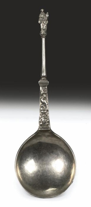 A DUTCH SILVER SPOON , MARK OF LAMBERT MUNTINCK, GRONINGEN, 1645/46 ...