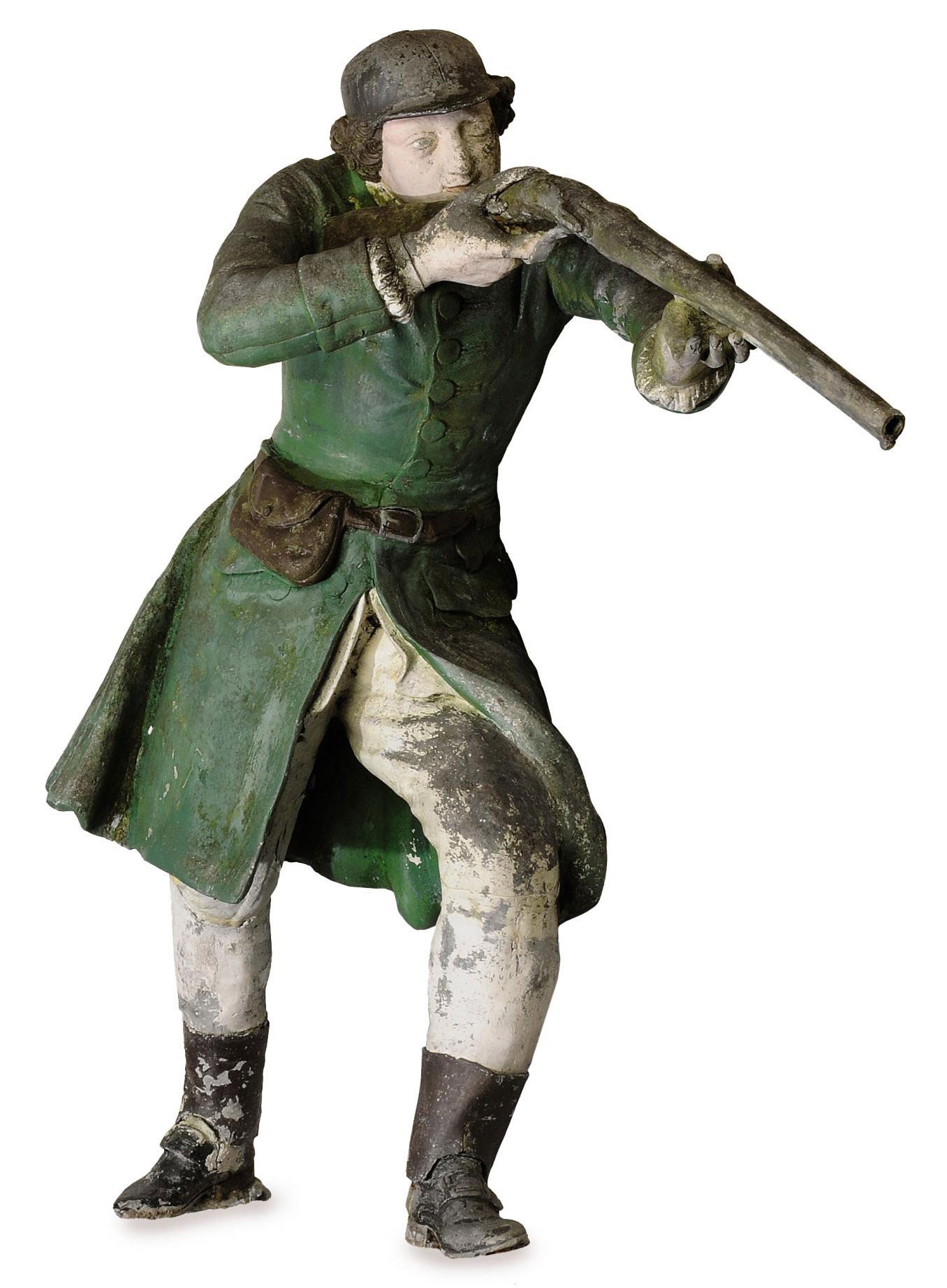 A LEAD FIGURE OF A GAMEKEEPER , ENGLISH, 18TH CENTURY | Christie's