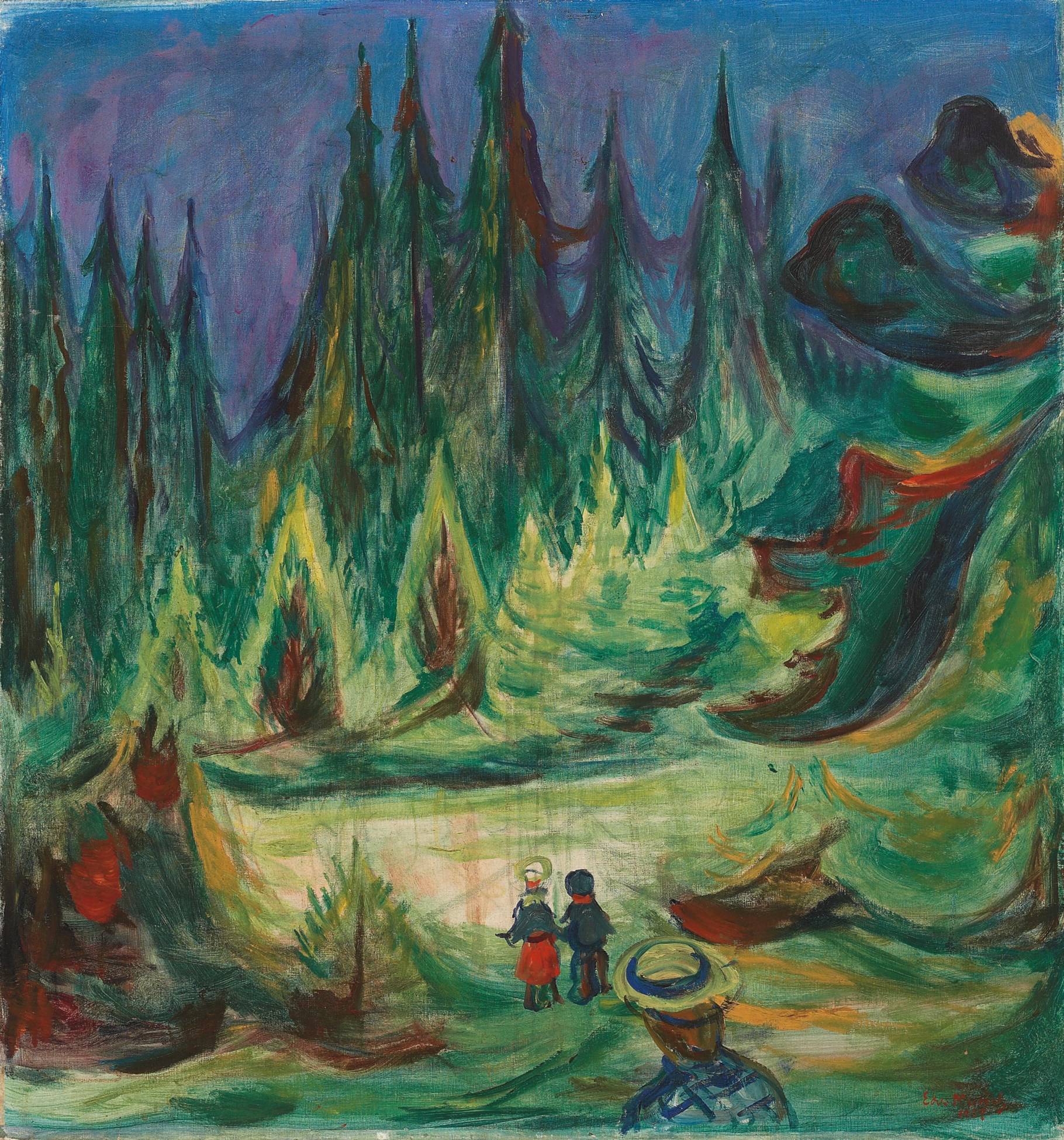 Edvard Munch (1863-1944) , Der Märchenwald | Christie's