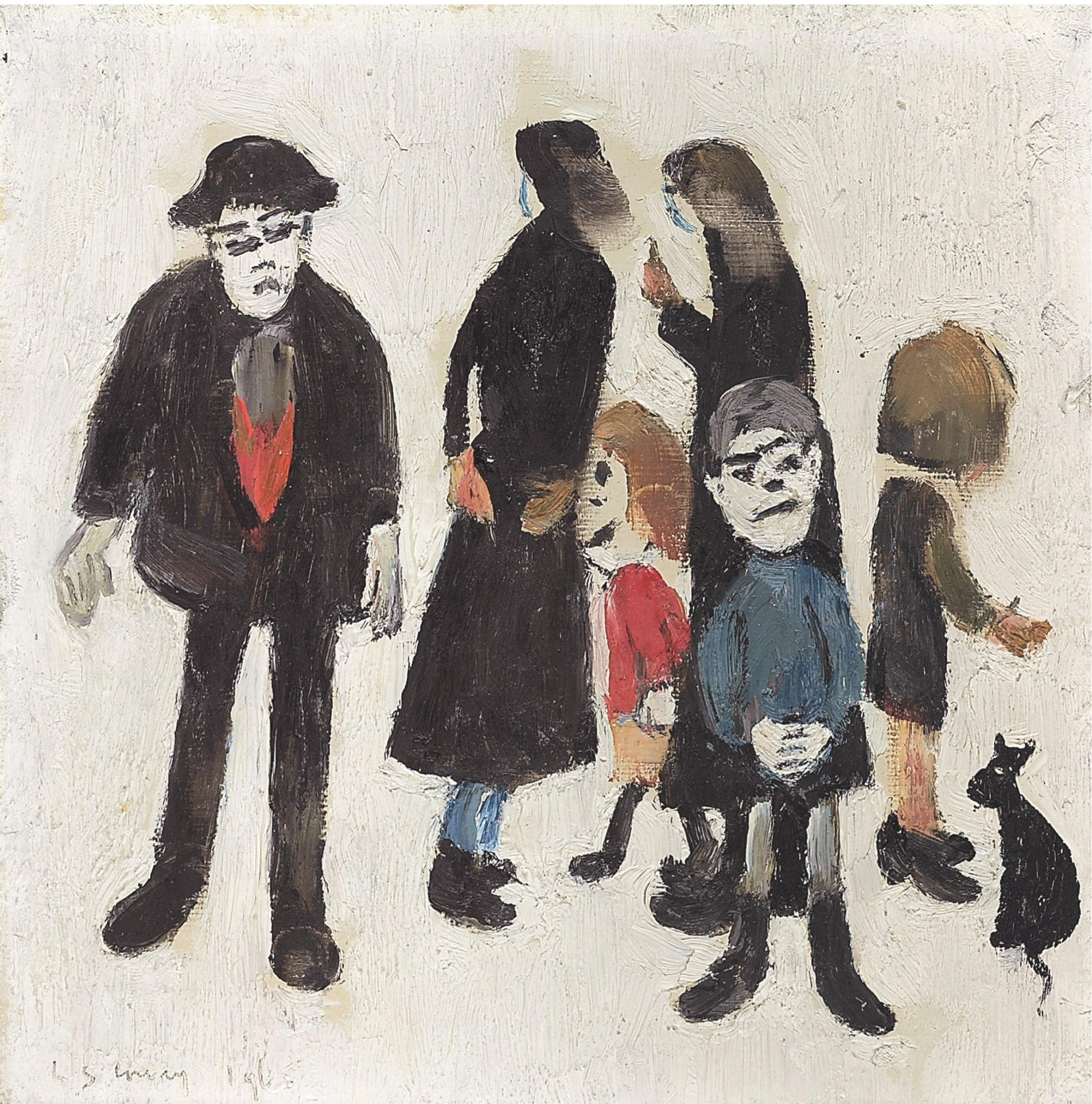 Laurence Stephen Lowry, R.A. (1887-1976) , Group of Figures | Christie's