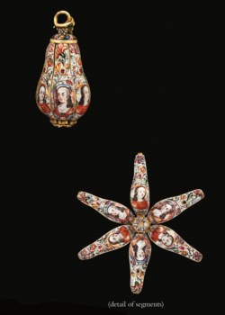 A RARE DUTCH JEWELLED ENAMEL AND GOLD POMANDER , CIRCA 1660 | Christie's