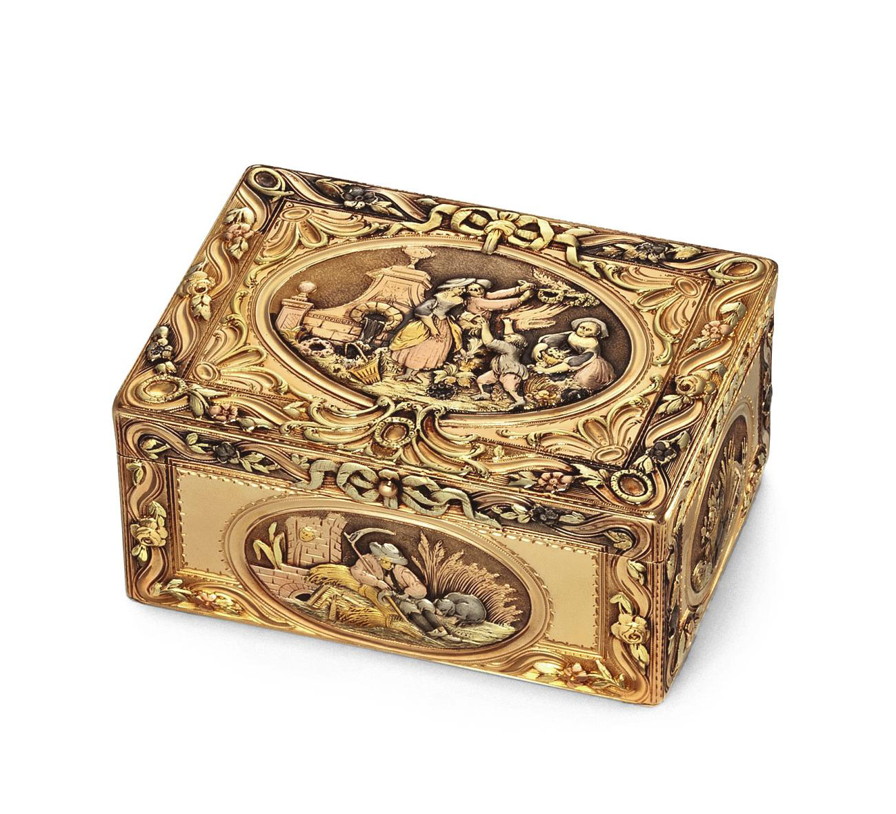 A RARE DUTCH JEWELLED ENAMEL AND GOLD POMANDER , CIRCA 1660 | Christie's