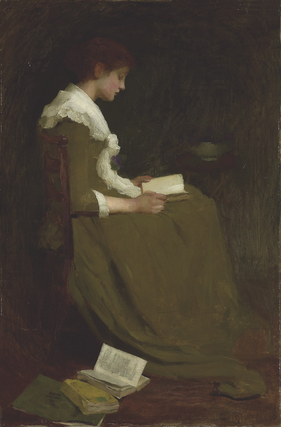 Isabel Codrington (1874-1943) , Girl reading | Christie's