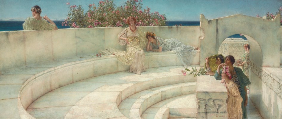 Sir Lawrence Alma-Tadema, O.M., R.A., R.W.S. (1836-1912) , Under the ...