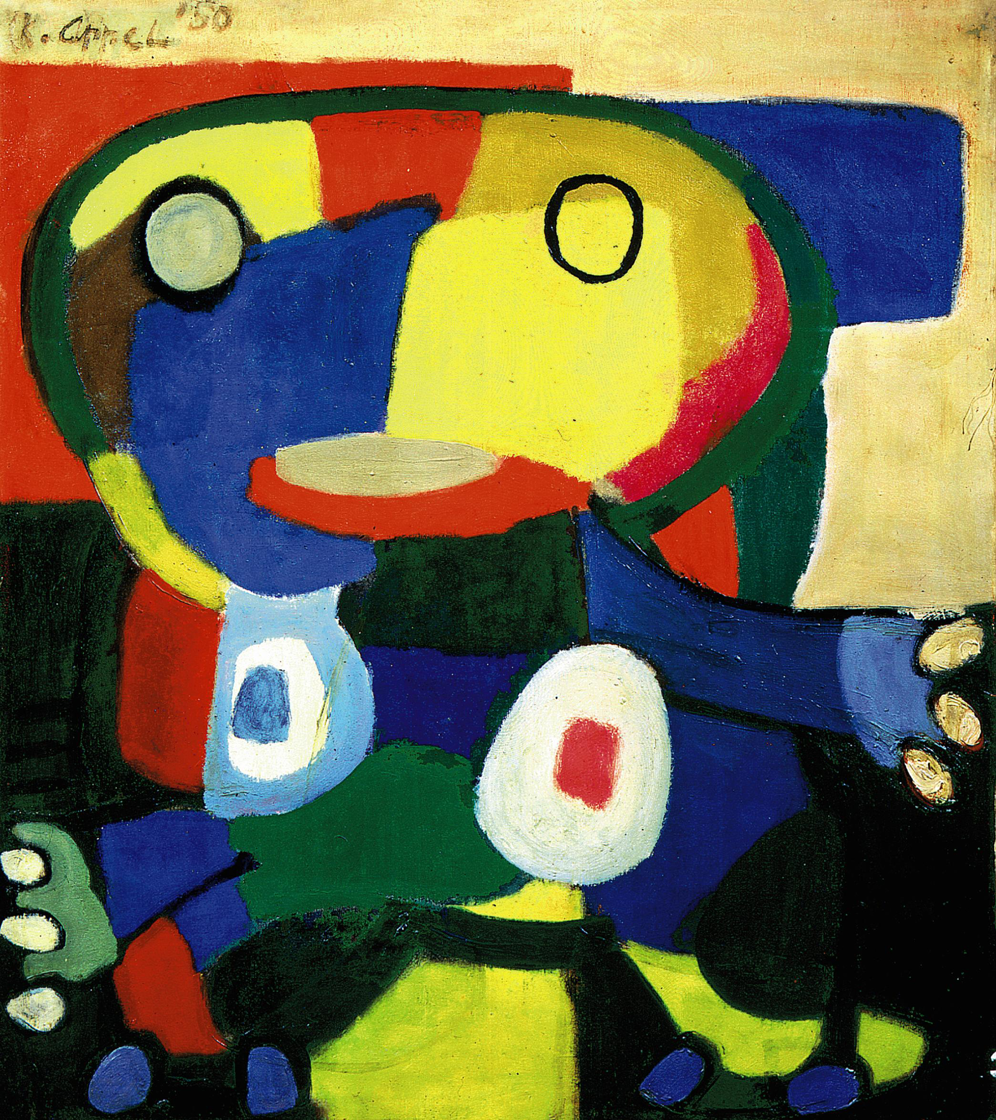 Karel Appel (1921-2006) , Le grand chef Cobra (Big Chief Cobra ...