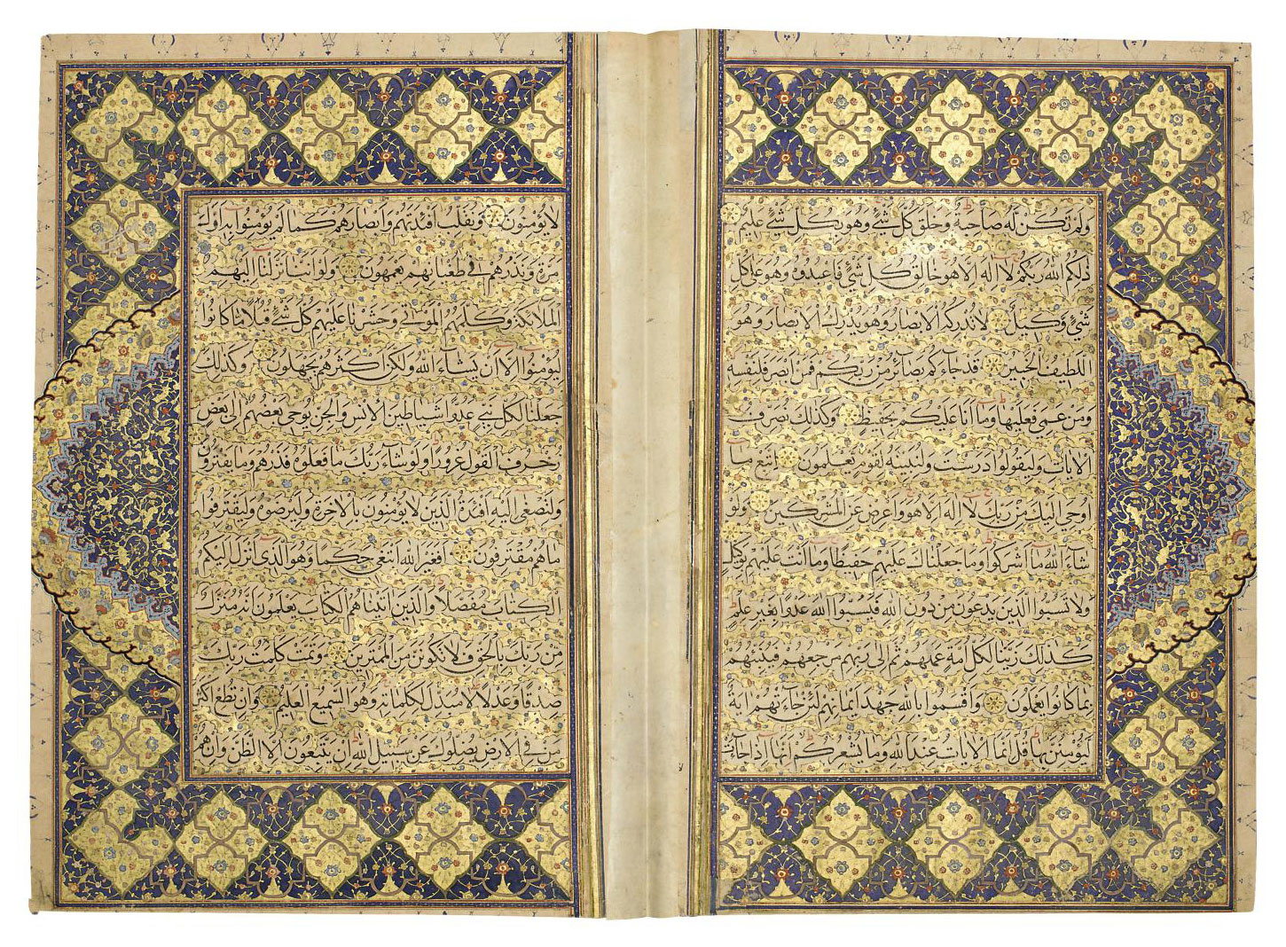 A LARGE SAFAVID SILVER-THREAD EMBROIDERED SILK PRAYER PANEL , IRAN ...