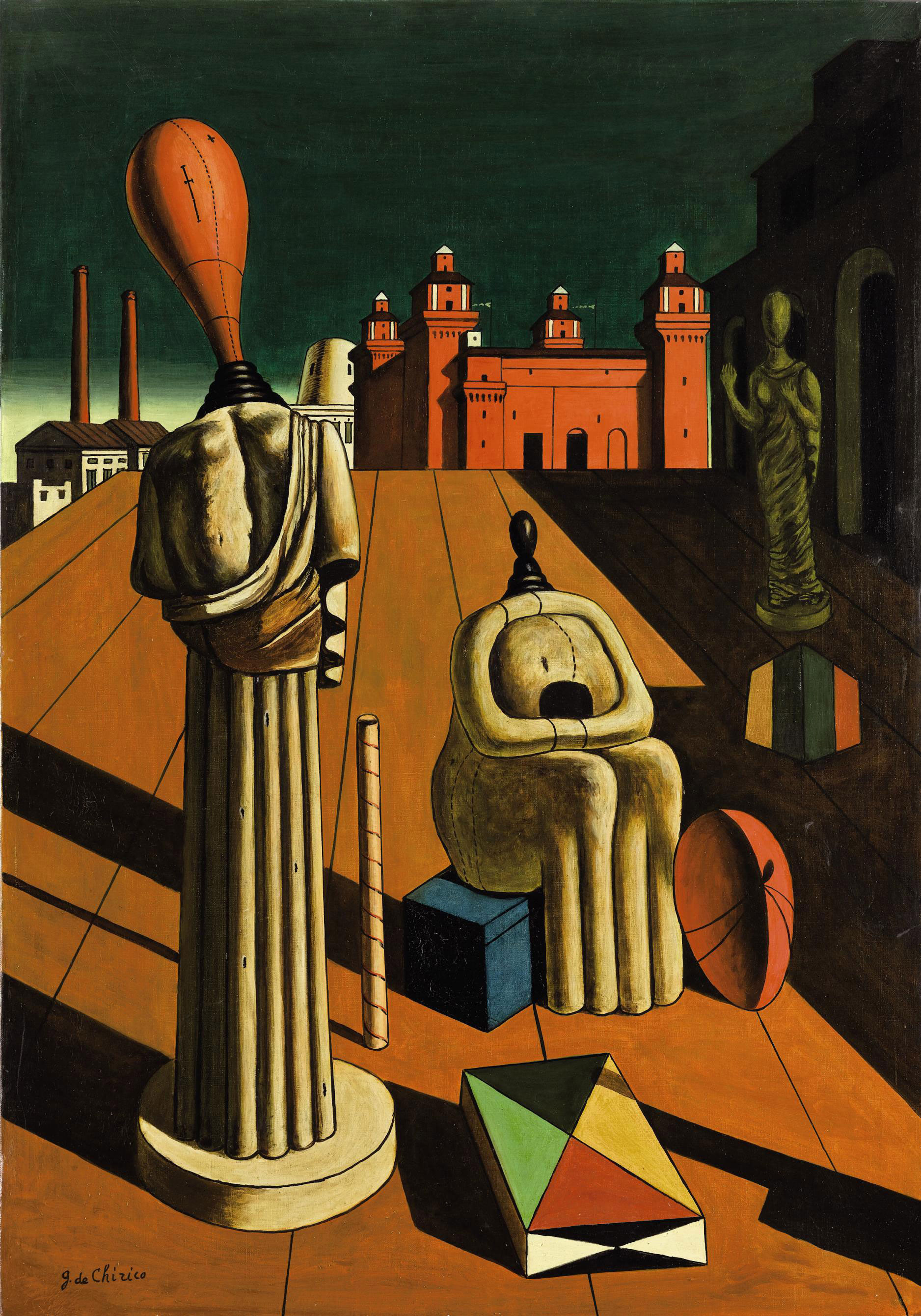 Giorgio De Chirico (1888-1978) , Le Muse inquietanti | Christie's