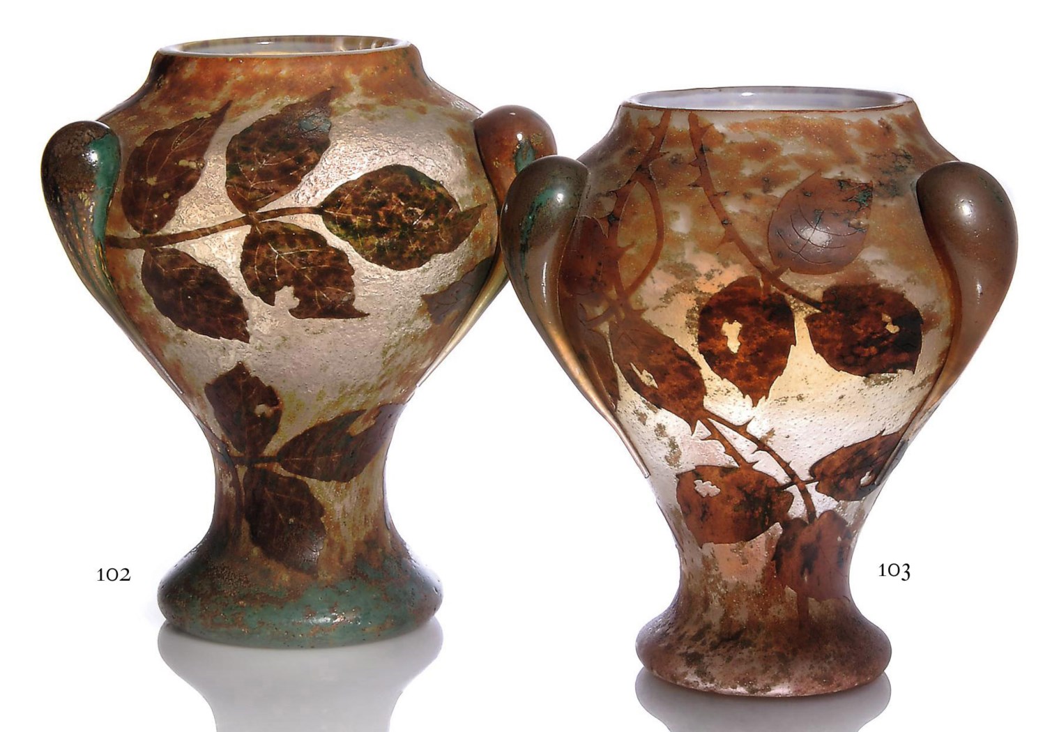 DAUM FRÈRES (EST. 1879) , VITRIFIED GLASS VASE, CIRCA 1910 | Christie's