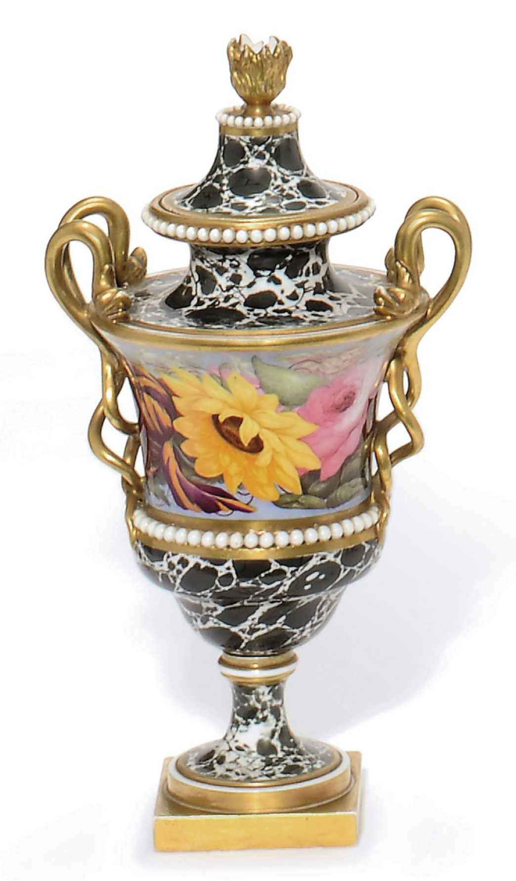 A WORCESTER AND ENGLISH PORCELAIN 'QUEEN CHARLOTTE' PATTERN COMPOSITE ...
