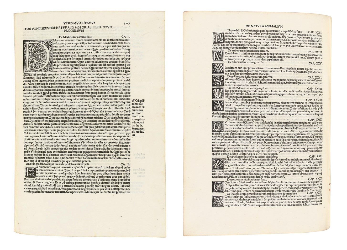 ARISTOTELES (384-322 B.C.). De animalibus. Translated by Theodorus Gaza ...