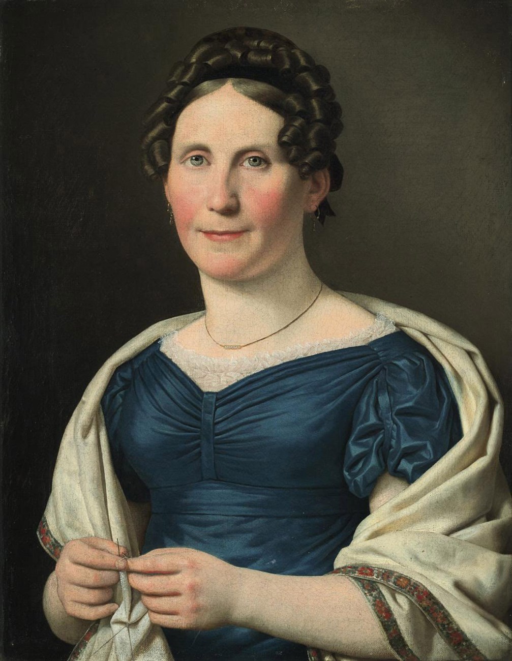 Christoffer Wilhelm Eckersberg (Danish, 1783-1853) , Portrait of Mrs ...