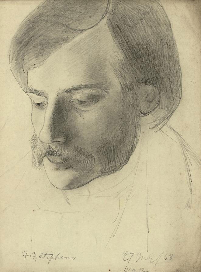 William Michael Rossetti (1829-1919) , Portrait of Frederick George ...