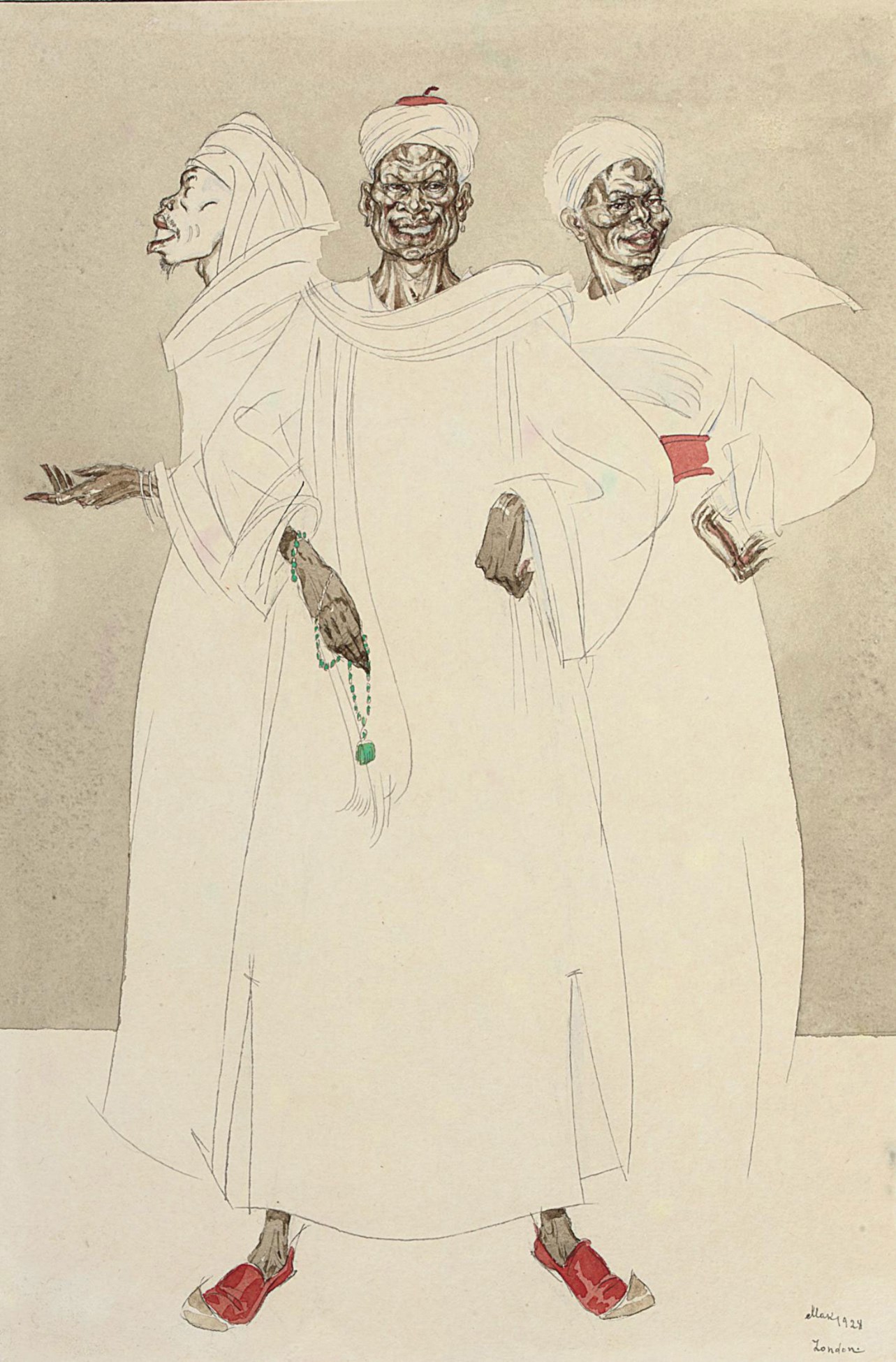 Paul Mak (1891-1967) , Trois Mullas | Christie's