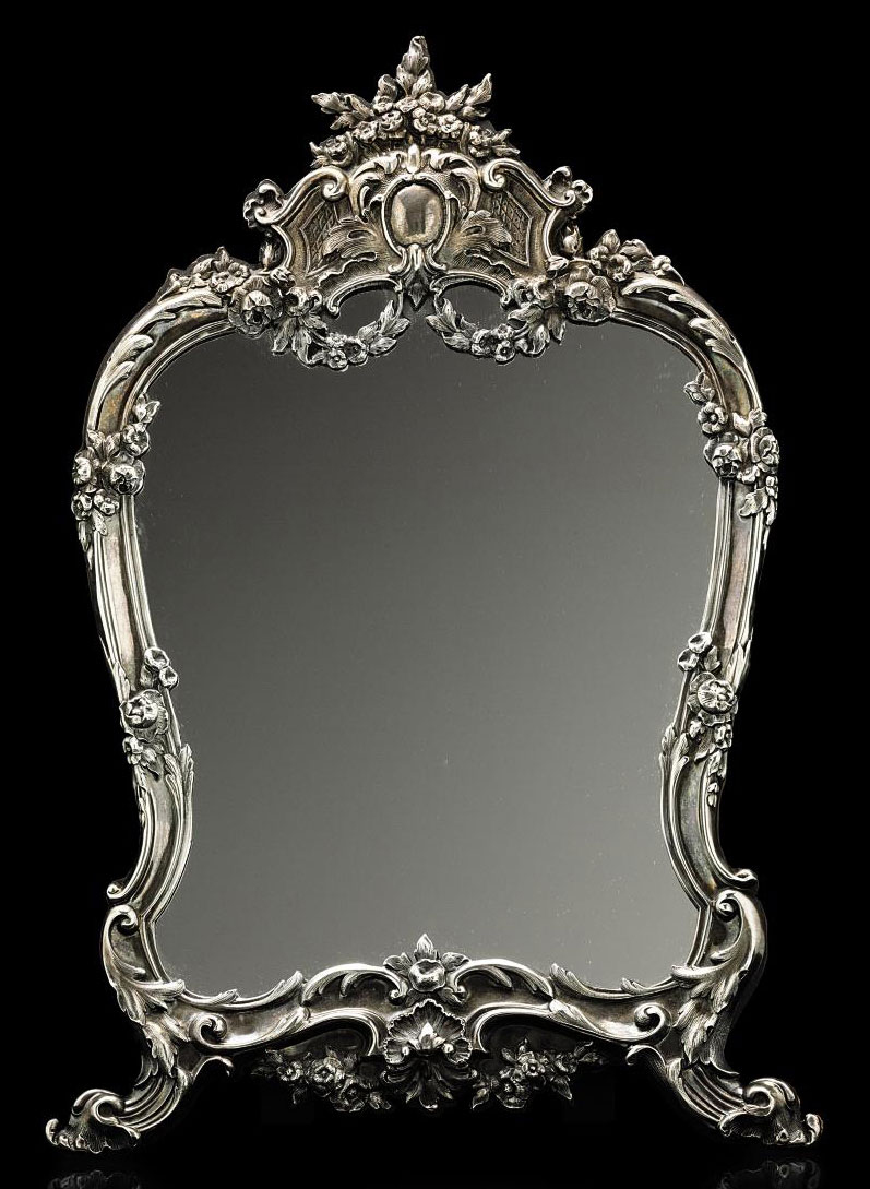 A Silver-Mounted Cut-Glass Jug , MARKED LORIE, WITH THE MAKER'S MARK OF ...