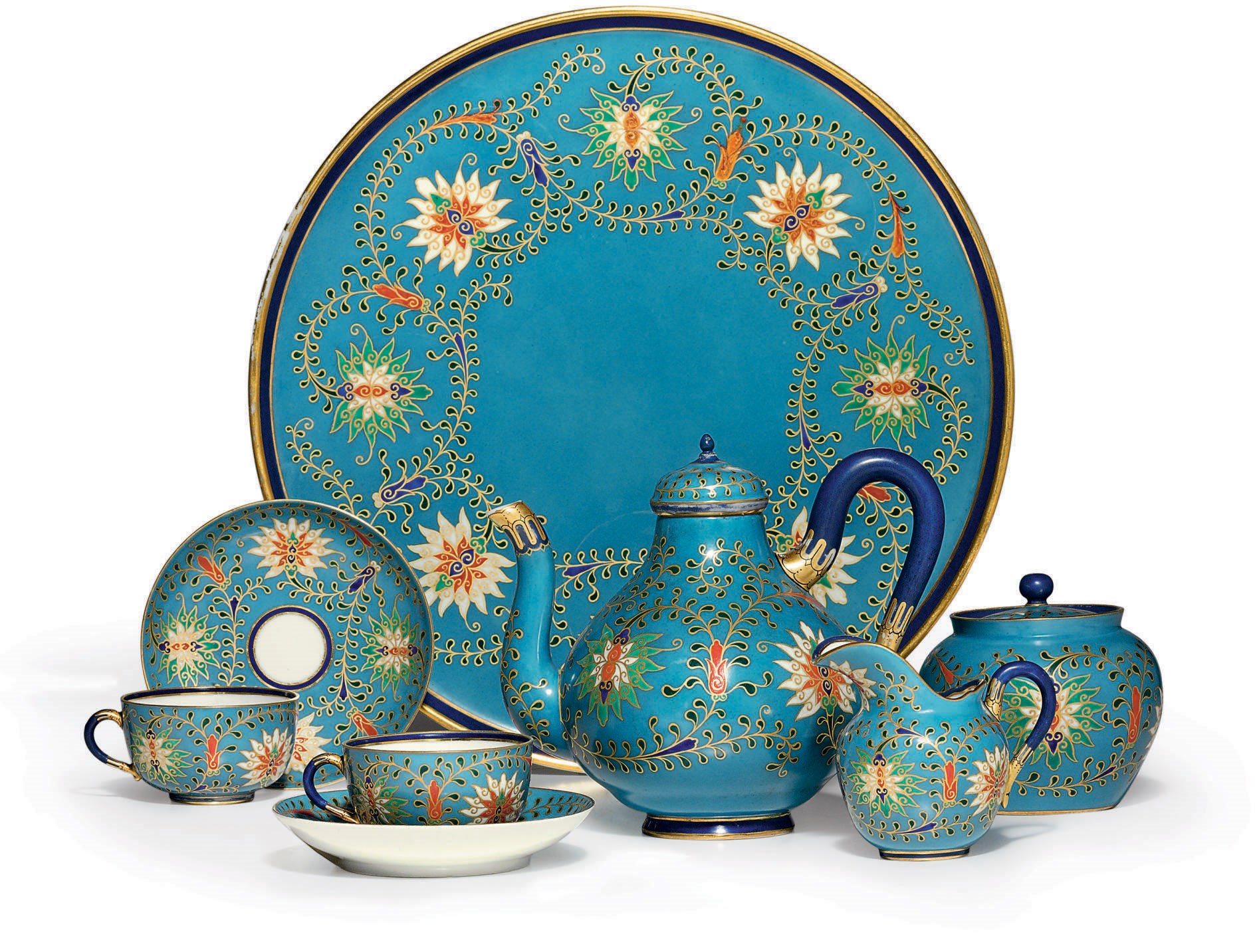 A Porcelain Tête-à-Tête Tea Service , BY THE IMPERIAL PORCELAIN FACTORY ...