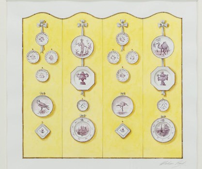 Graham Rust (British, B. 1942) , The Lustre Plate Screen | Christie's