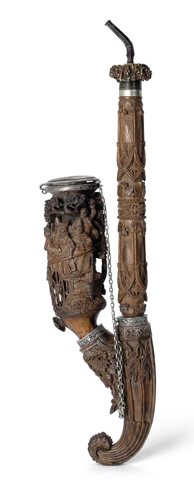 A SWISS OR AUSTRIAN WOOD PIPE , MID-19TH CENTURY | Christie's