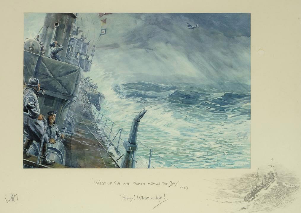 Charles Johnson Payne 'Snaffles' (1884-1967) , West of Gib and North ...