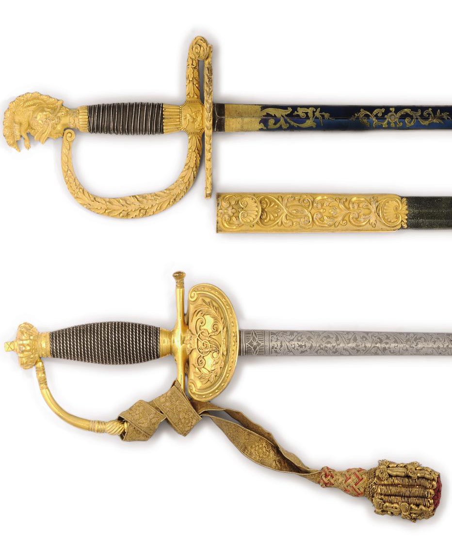 A GROUP OF FIVE EUROPEAN COURT SWORDS , 19TH CENTURY | Christie's