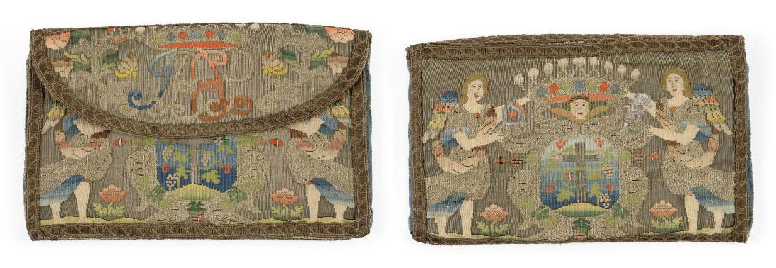 A SILK SASH OR CUMMERBUND , INDIAN, FOR THE EUROPEAN MARKET, 18TH ...