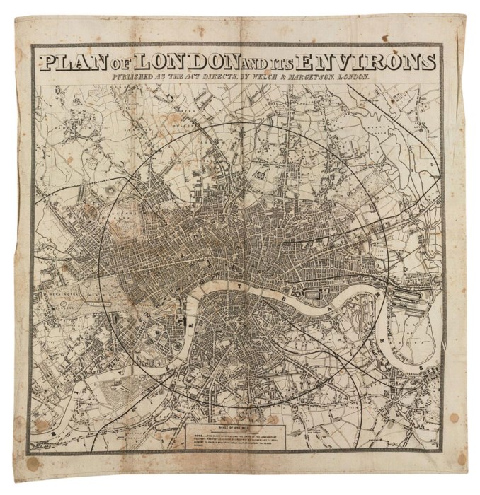 LONDON -- Plan of London and its environs published as the act directs ...