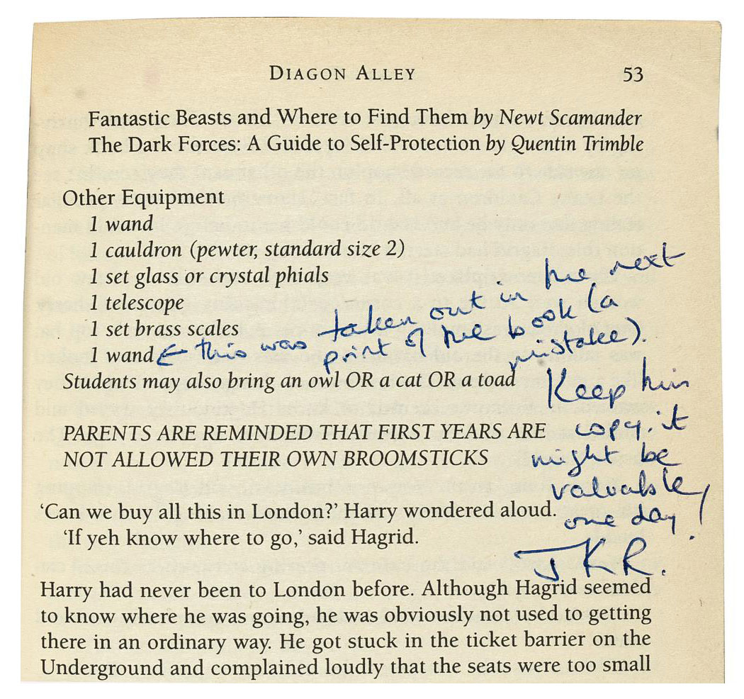 ROWLING, J.K. Harry Potter and the Philosopher's Stone. London ...