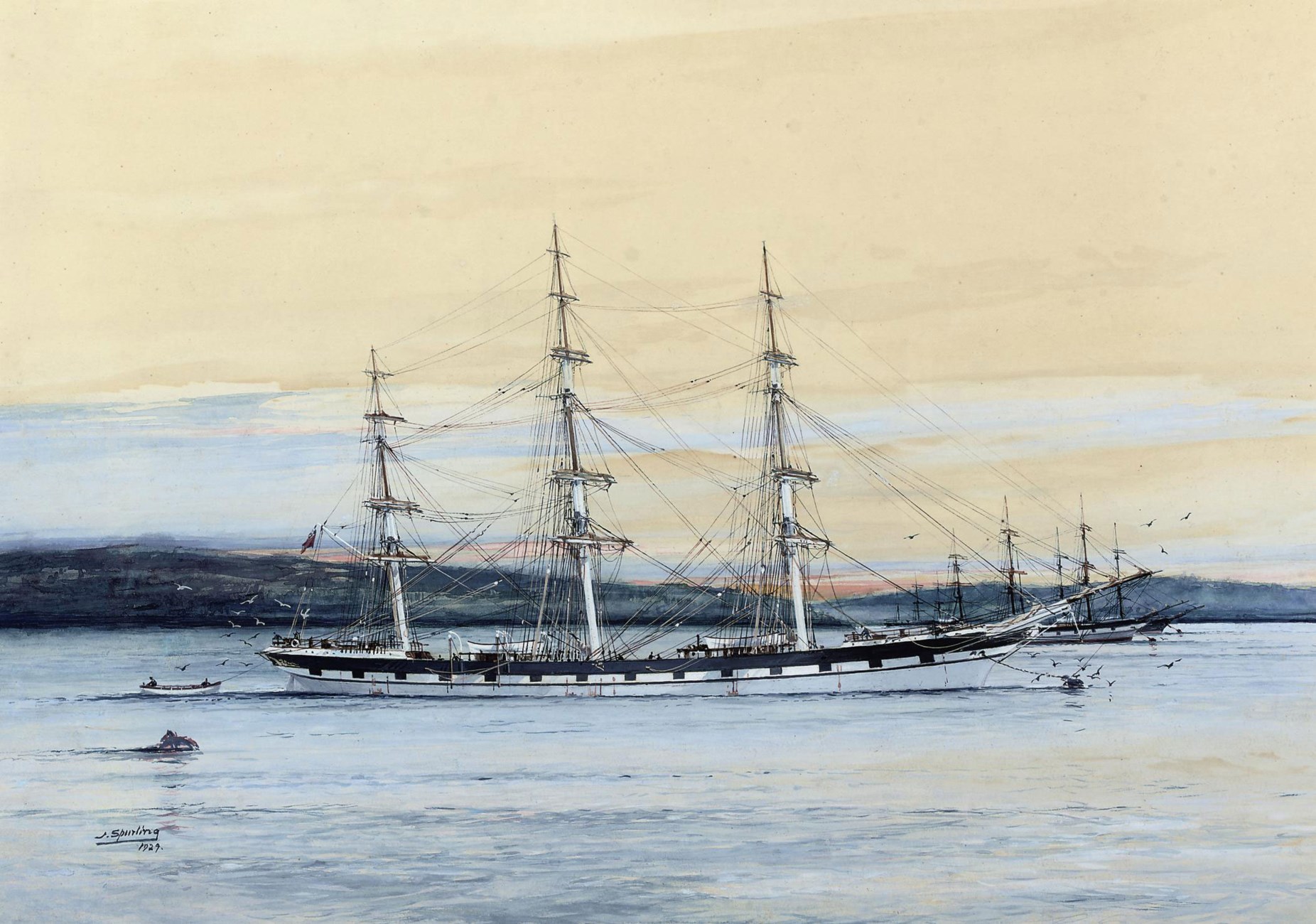 John 'Jack' Robert Charles Spurling (London 1870-1933) , Golden Fleece ...