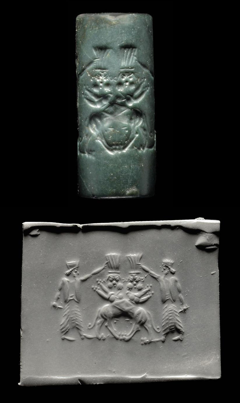 AN ELAMITE WHITE STONE CYLINDER SEAL , CIRCA 3000-2800 B.C. | Christie's