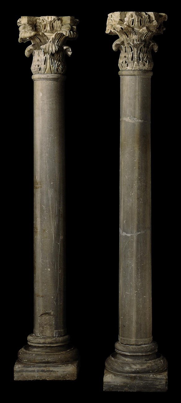 A PAIR OF BYZANTINE MARBLE COLUMNS , CIRCA 5TH CENTURY A.D. | Christie's