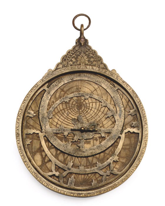 AN INDIAN ASTROLABE INSCRIBED IN SANSKRIT , LATE 19TH CENTURY | Christie's