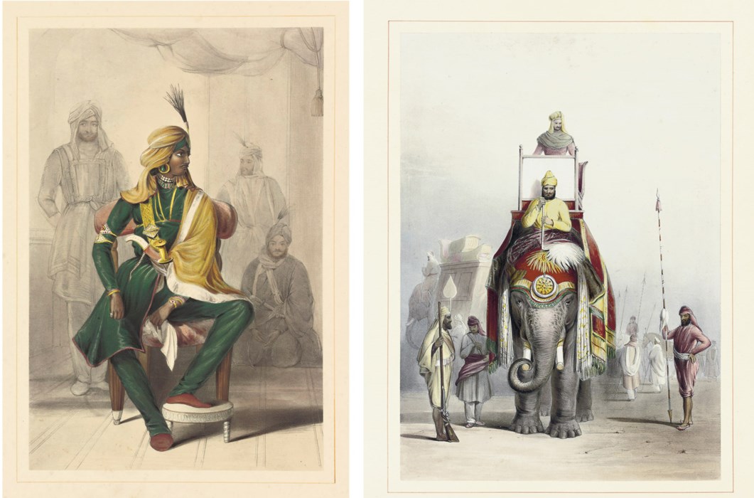 Emily Eden (1797-1869) , Portraits of the Princes & Peoples of India ...