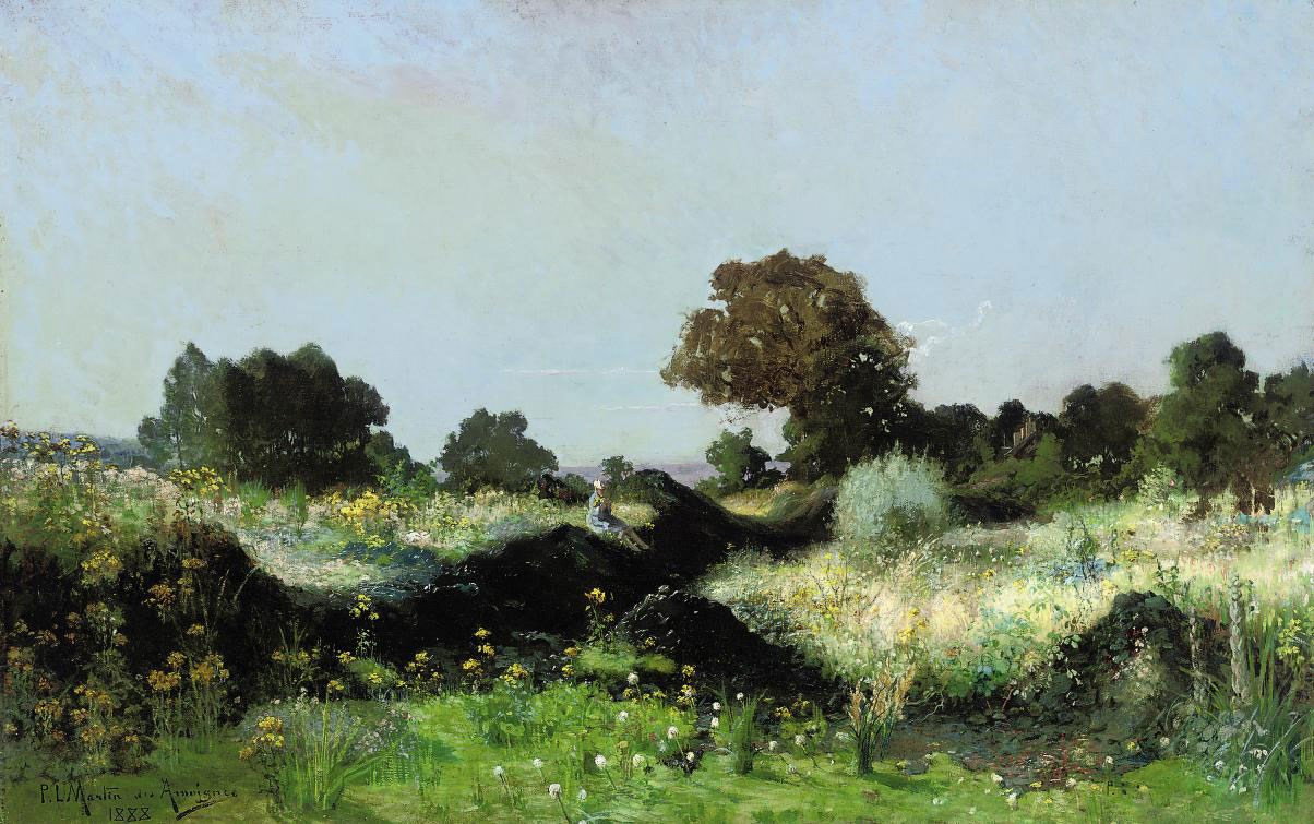 Paul Louis Martin des Amoignes (French, 19th century) , Le Ruisseau ...