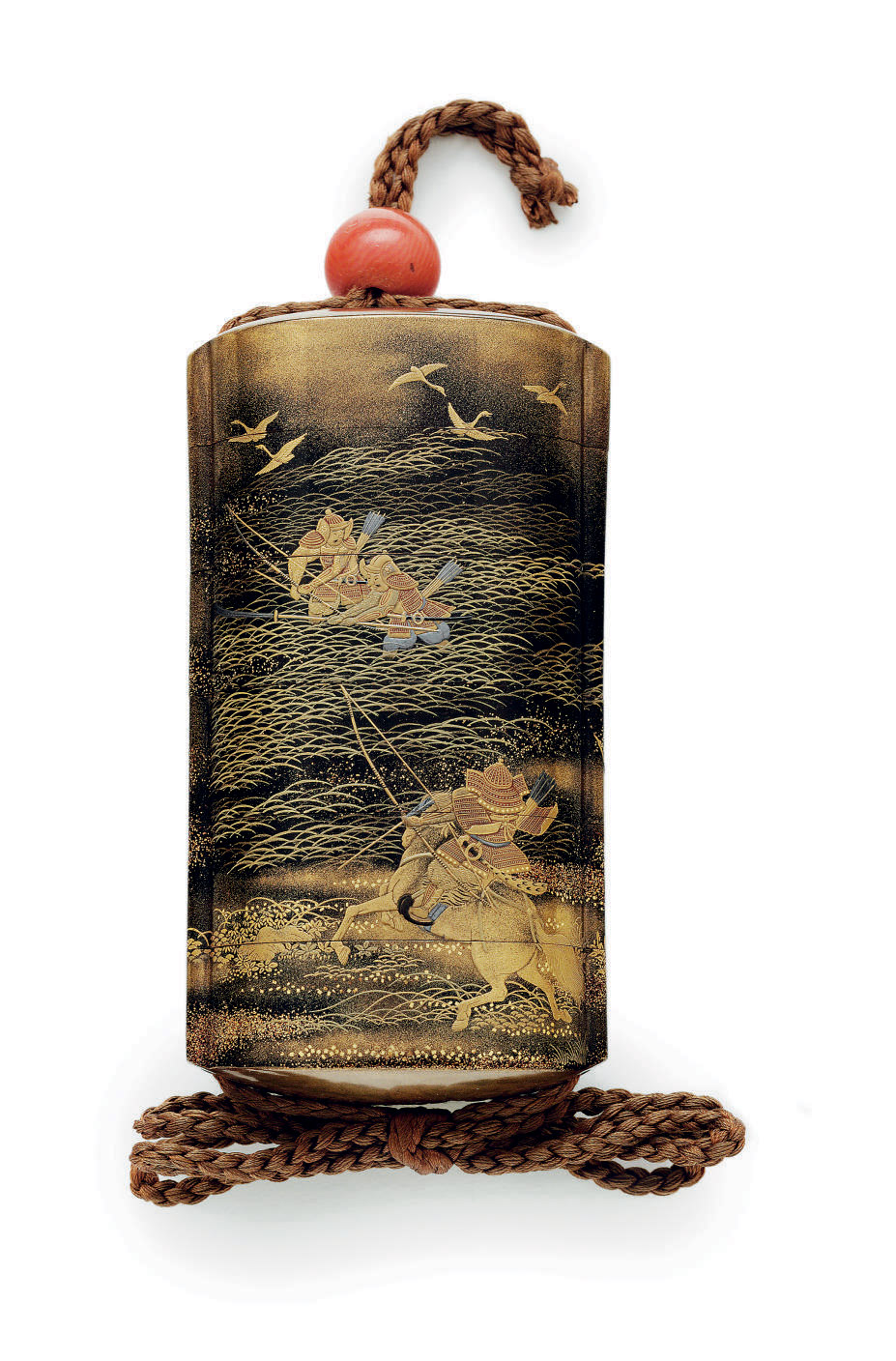 A Three-Case Ivory Inro , MEIJI PERIOD (LATE 19TH CENTURY) | Christie's