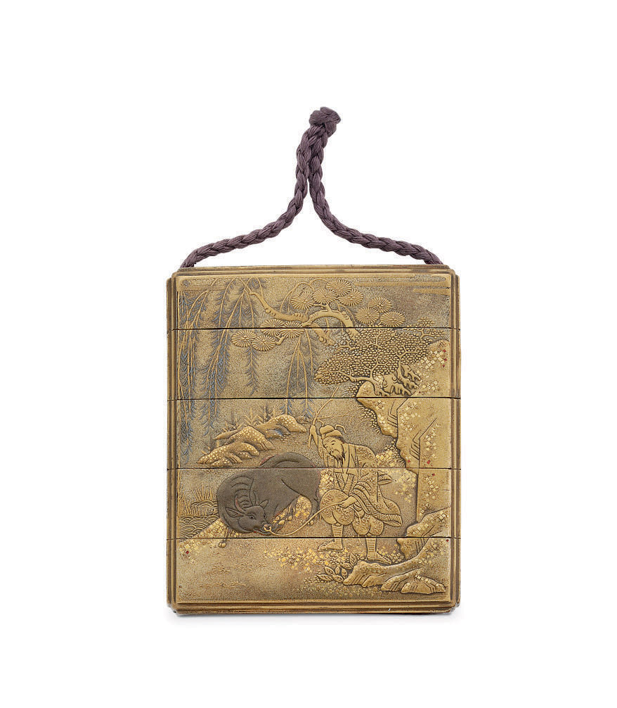 A Four-Case Inro , EDO PERIOD (17TH CENTURY) | Christie's