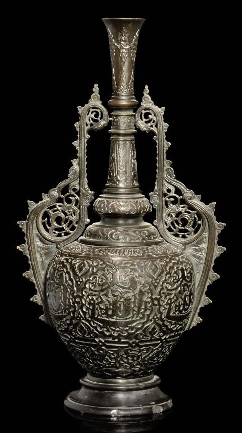 A CARVED BLACK ALABASTER ALHAMBRA VASE, SPAIN, 19TH CENTURY | Christie's