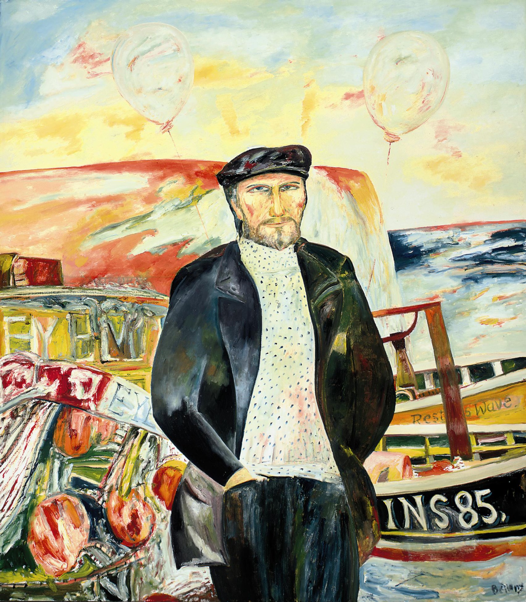John Bellany, H.R.S.A., R.A. (b. 1942) , Self Portrait (September ...