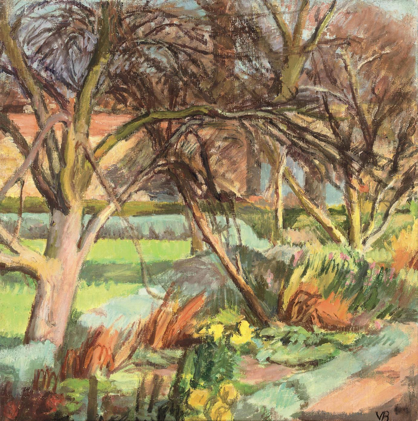 Vanessa Bell (1879-1961) , The garden at Charleston | Christie's