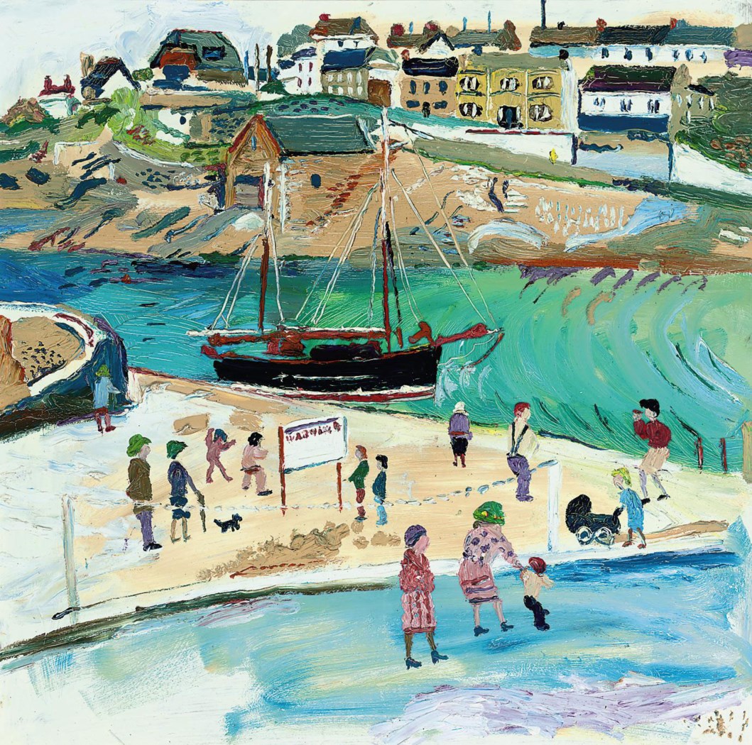 Fred Yates (1922-2008) , The Harbour, Porthleven | Christie's