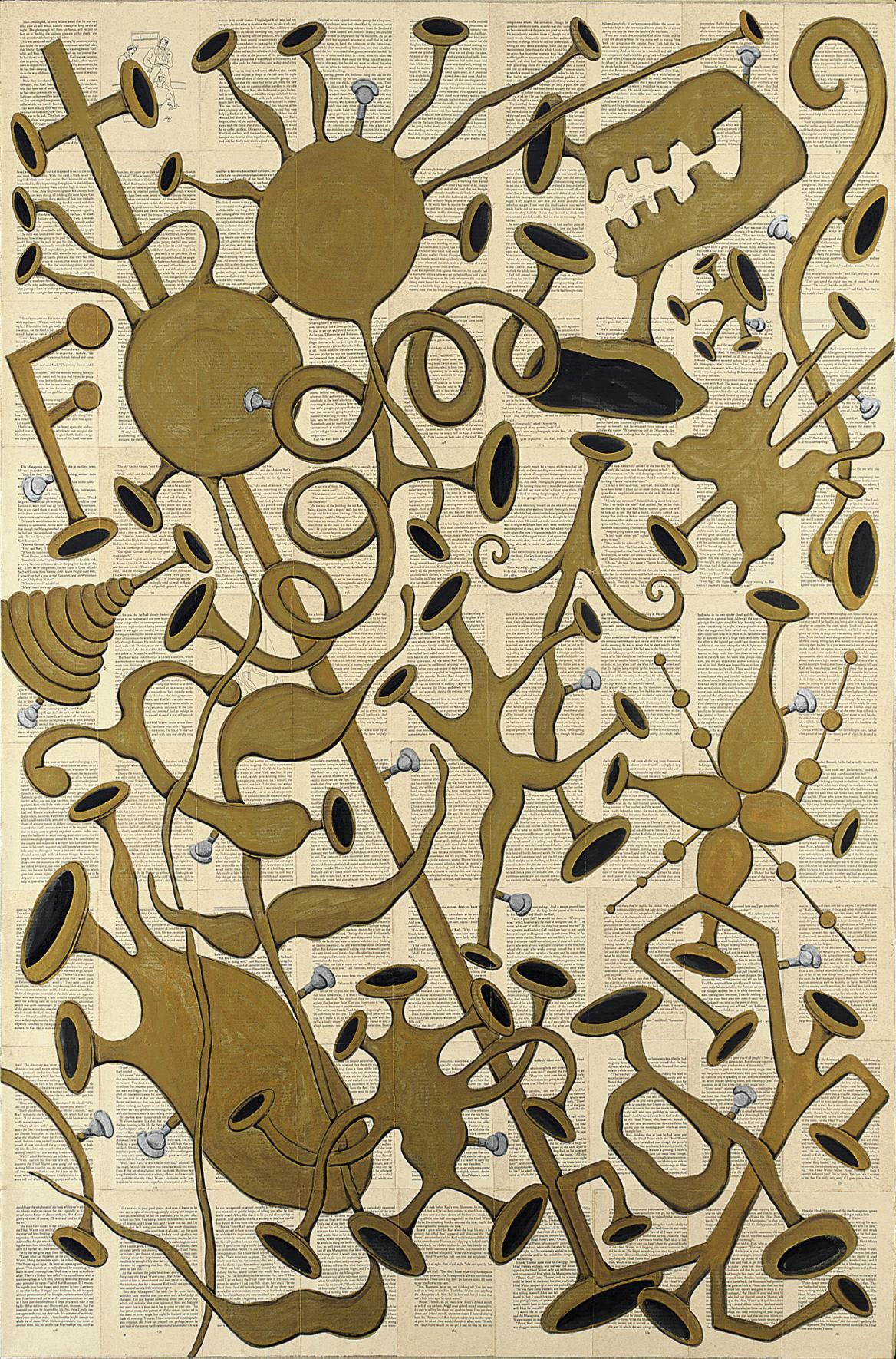 Tim Rollins and K.O.S. (B. 1955) , Amerika, For the People of Bathgate ...