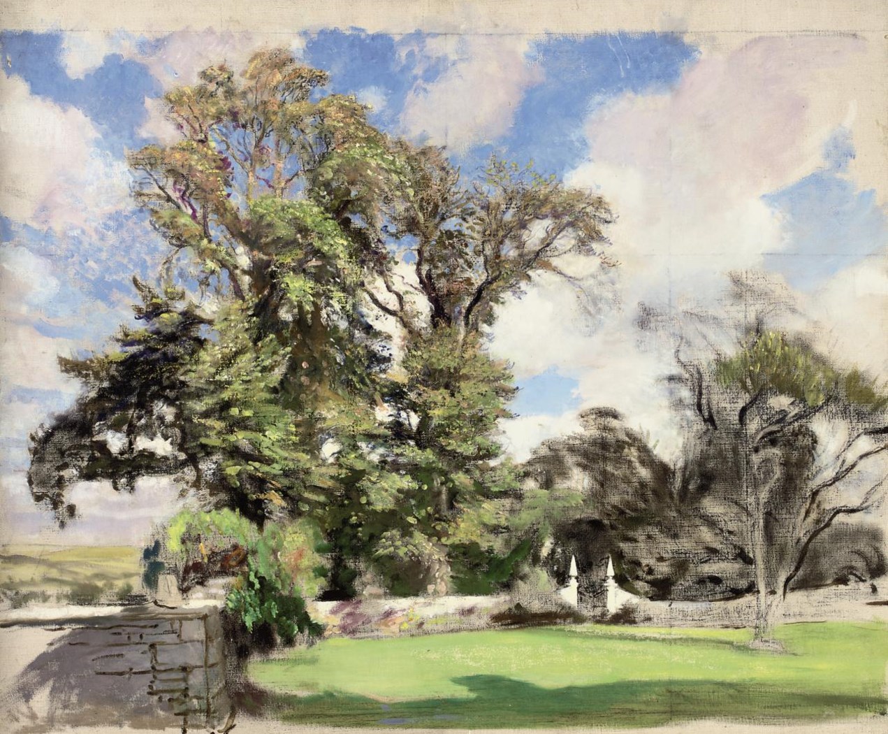 George Spencer Watson, R.A., R.W.S., R.O.I. (1869-1934) , The gates of ...