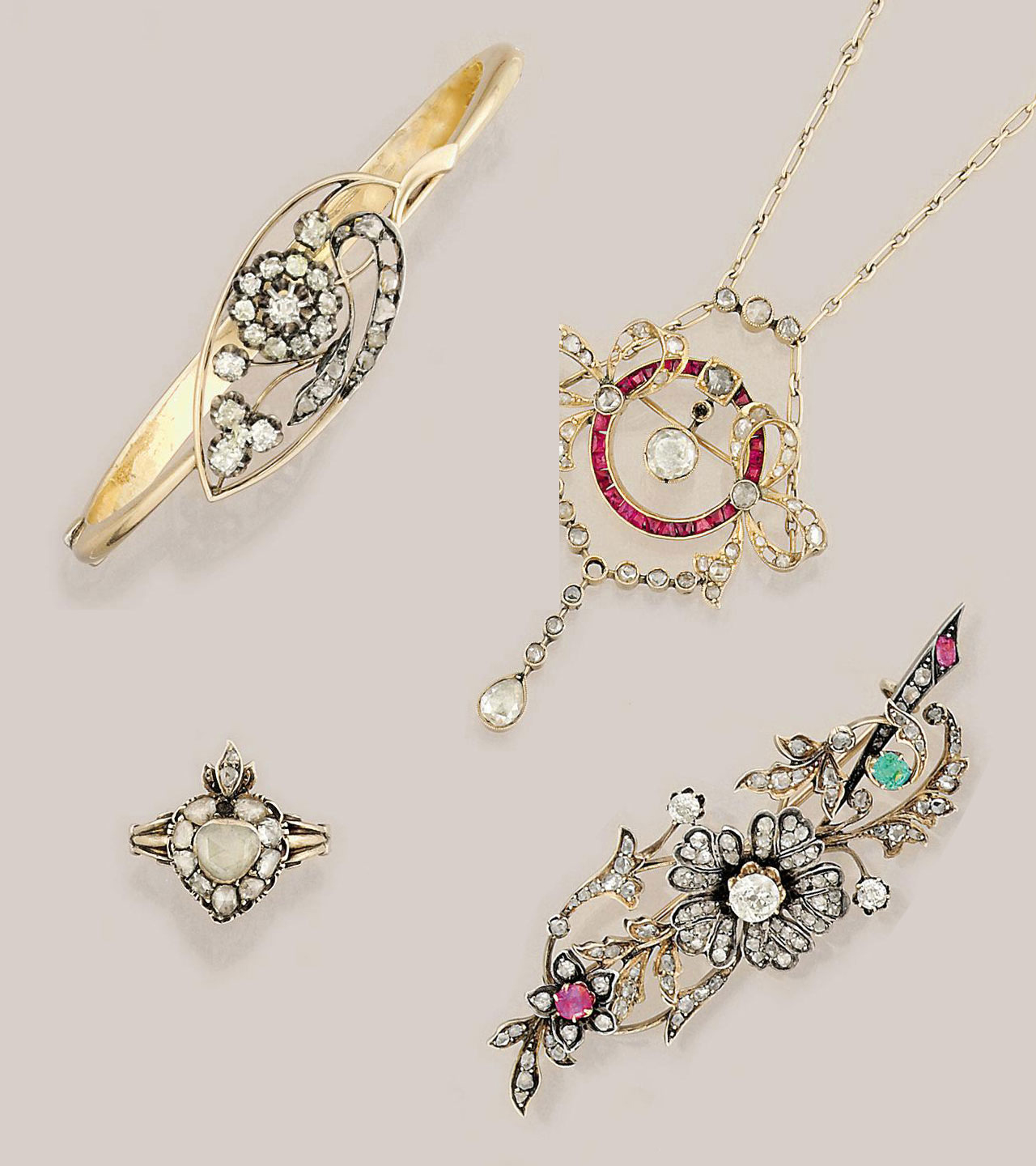 A group of late 19th and early 20th century jewellery