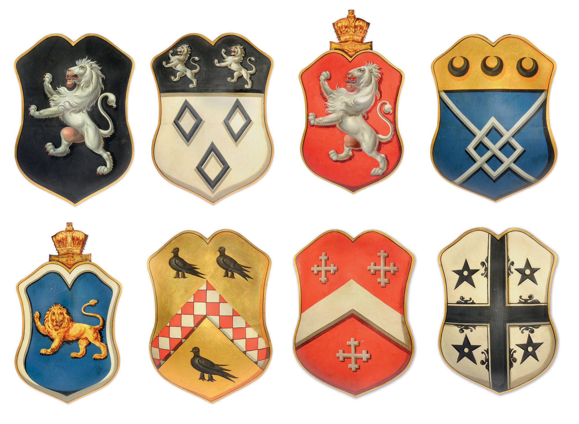 heraldic shields