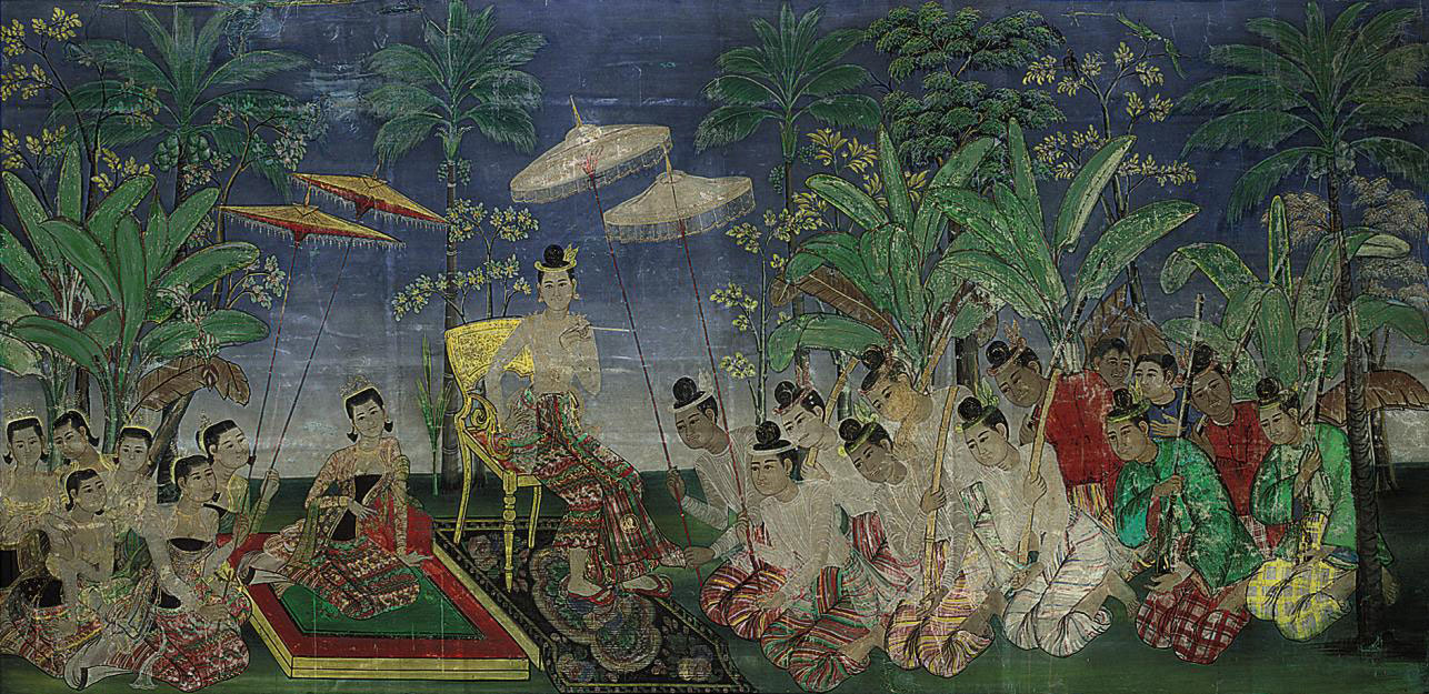 A LARGE BURMESE PAINTING , 18TH CENTURY | Christie's